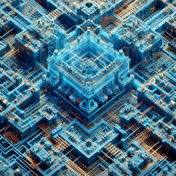 Artificial Intelligence and Quantum Computing Concept Stock ...