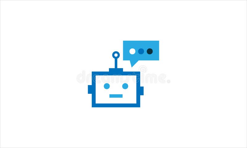 Artificial Intelligence Robot Chat Icon Logo Design Vector Template ...