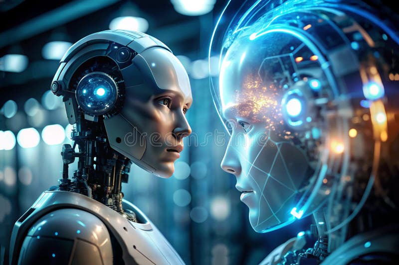 Artificial Intelligence Robot Futuristic Future World Modern Electronic ...