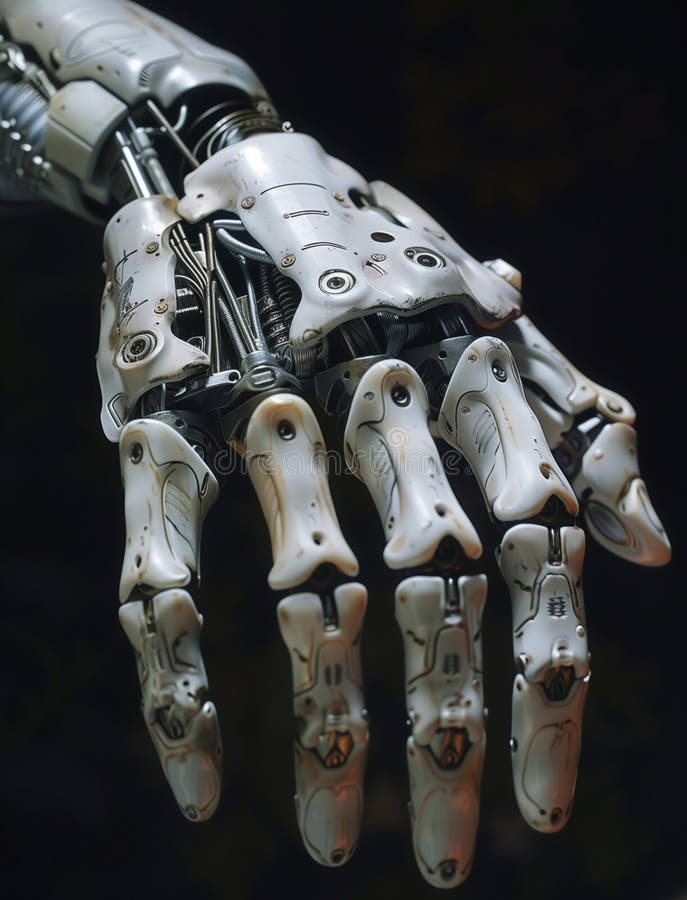 Artificial Intelligence Robot Hand. Science and Artificial Intelligence ...