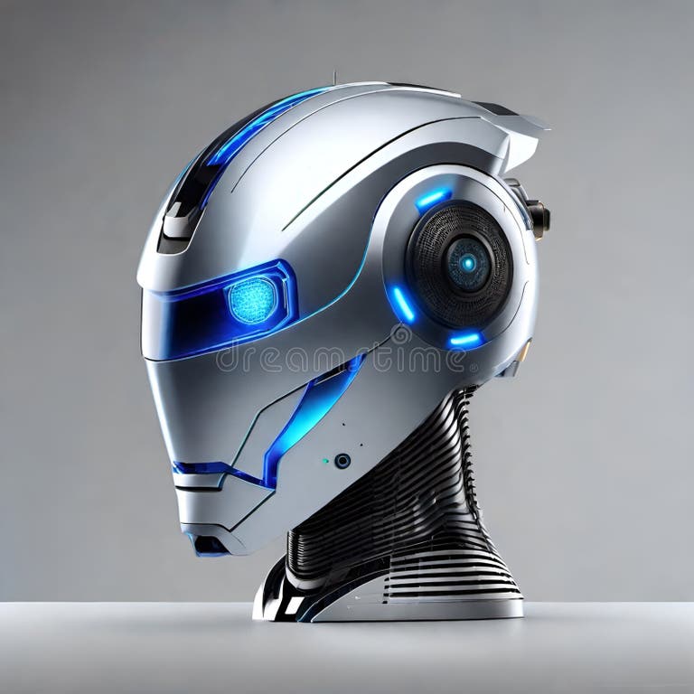 Artificial Intelligence - Robot Head - AI Stock Illustration ...