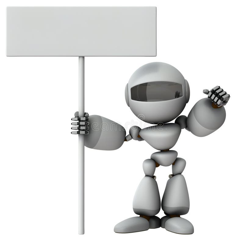 Robot Placard Stock Illustrations – 438 Robot Placard Stock ...