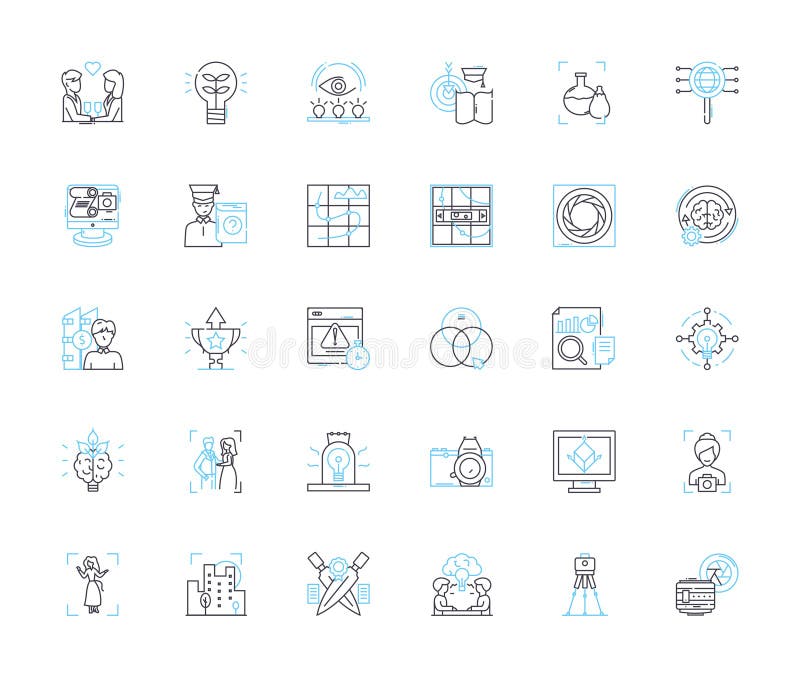 Machine Vision Line Icon, Outline Symbol, Vector Illustration, Concept ... Machine Vision Line Icon, Outline Symbol, Vector Illustration, Concept ...