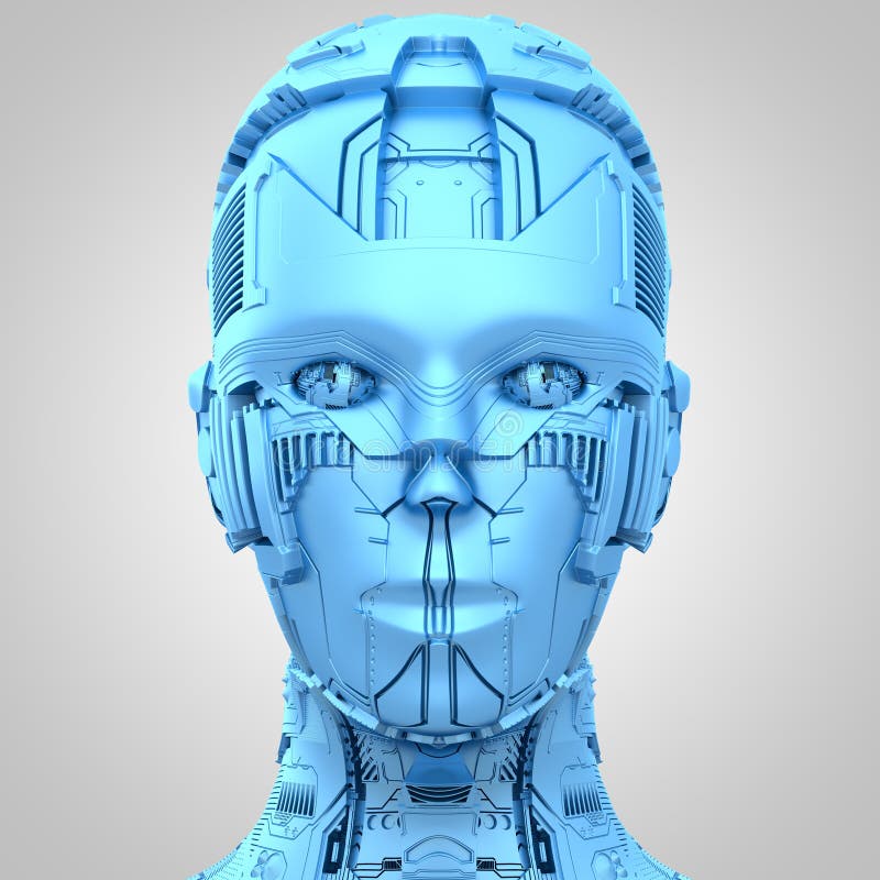 Artificial Intelligence with Surgical Mask Stock Illustration ...