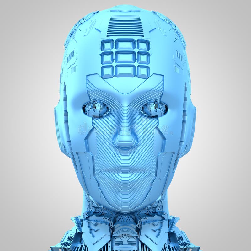 Artificial Intelligence with Surgical Mask Stock Illustration ...