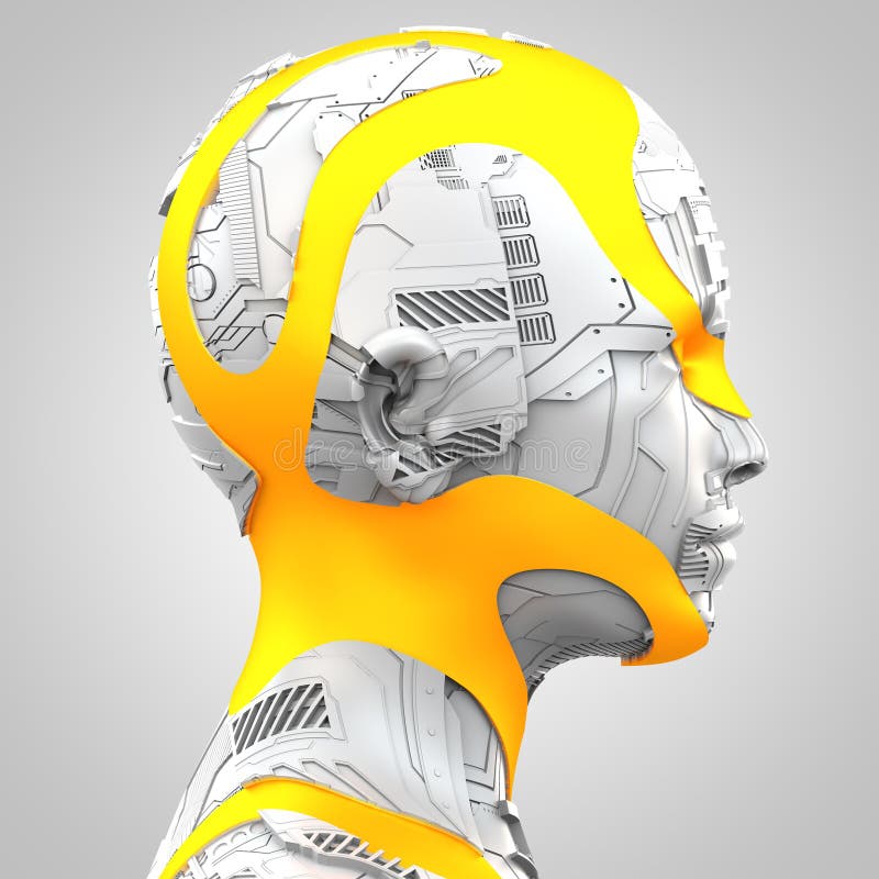 Artificial Intelligence with Surgical Mask Stock Illustration ...