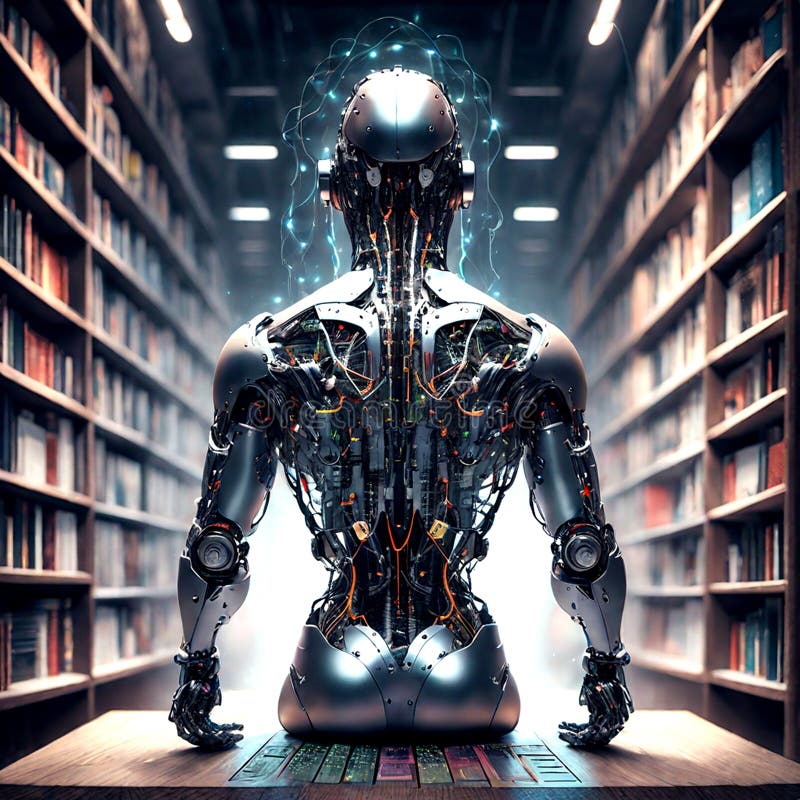 Artificial Intelligence Robots Create Different Future Technologies. AI, Machine Learning, Stock ...