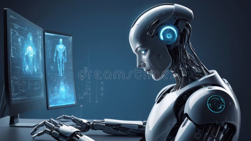 AI Robots and Cyborgs, Emphasizing AI Research and Their Advancement in ...