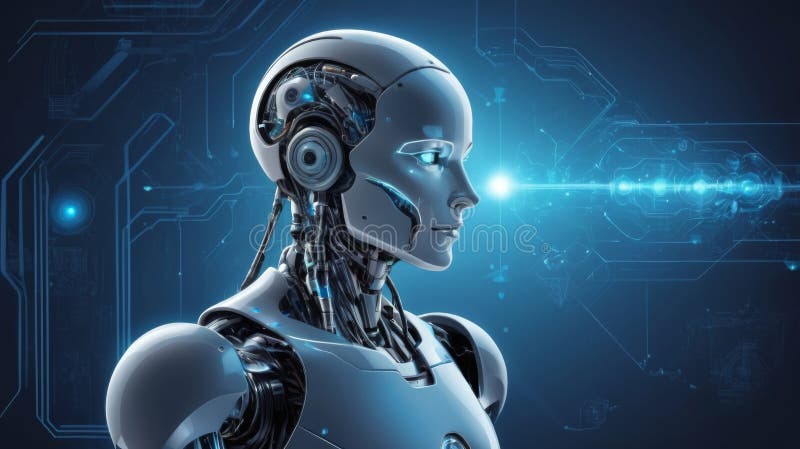 AI Robots and Cyborgs, Emphasizing AI Research and Their Advancement in ...