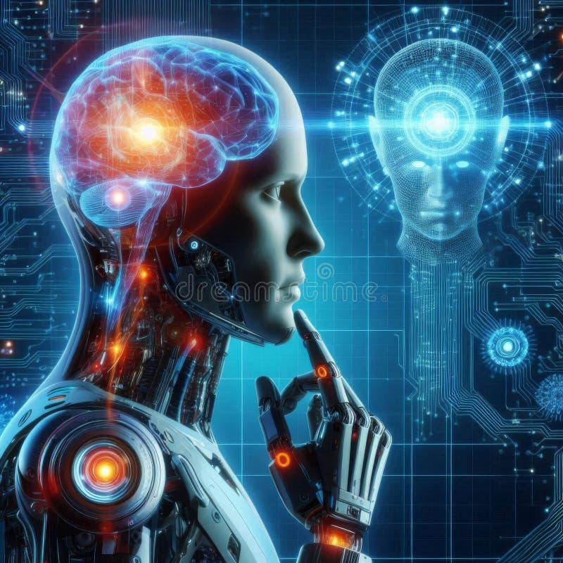 AI Robots and Cyborgs, Emphasizing AI Research and Their Advancement in ...