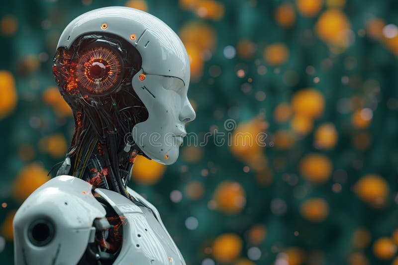 Artificial Intelligence Rules the World and People. the Image is ...