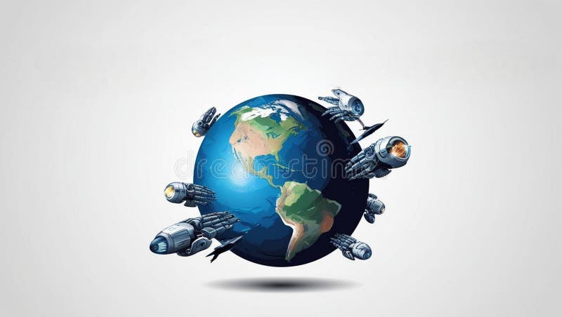 Artificial Intelligence: Ruling the Earth and the Universe Stock ...