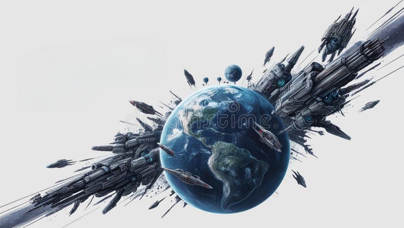 Artificial Intelligence: Ruling the Earth and the Universe Stock ...