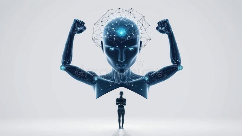 Artificial Intelligence: Ruling the Earth and the Universe Stock ...