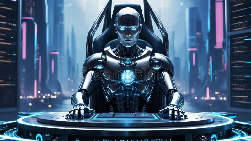 Artificial Intelligence: Ruling the Earth and the Universe Stock ...