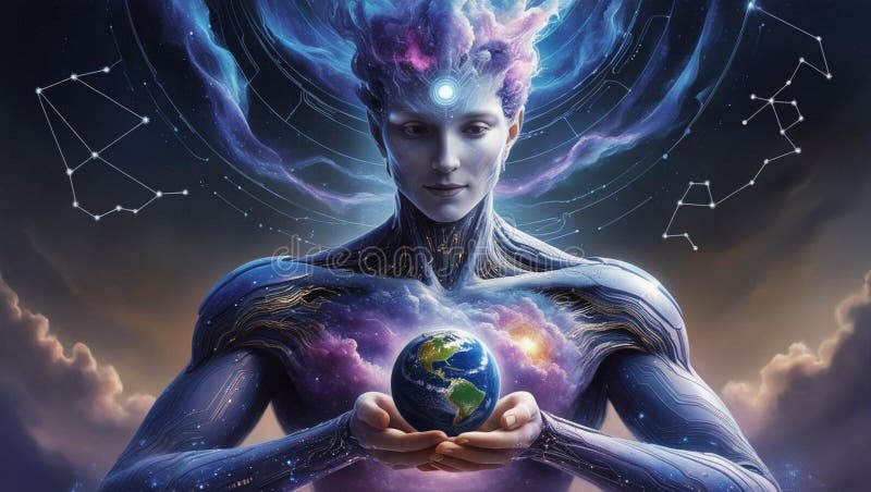 Artificial Intelligence: Ruling the Earth and the Universe Stock ...