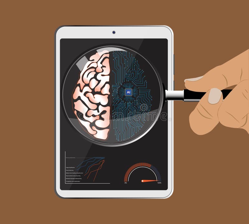 Artificial Intelligence Scores Stock Vector - Illustration of design ...