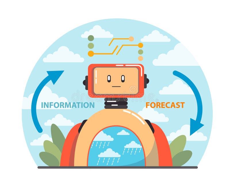 Artificial Intelligence. Self-learning Computing System Stock Vector ...
