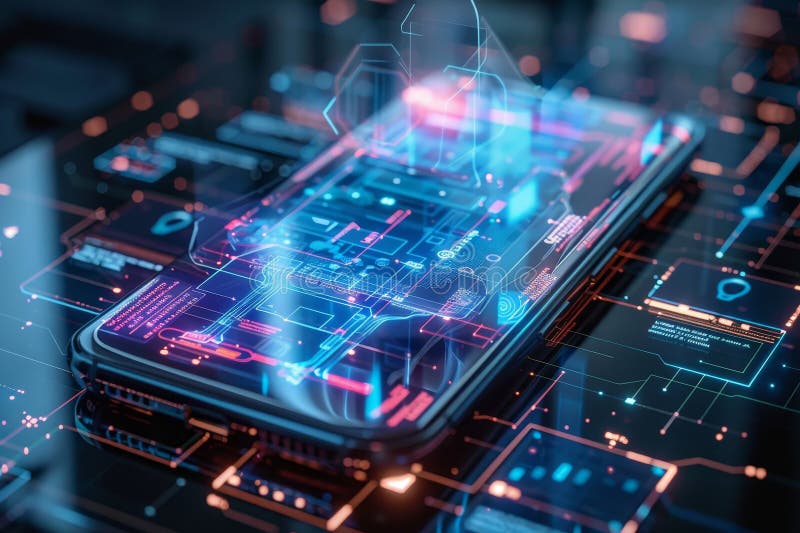 Artificial Intelligence Smartphone with an Interface Translucent Screen ...