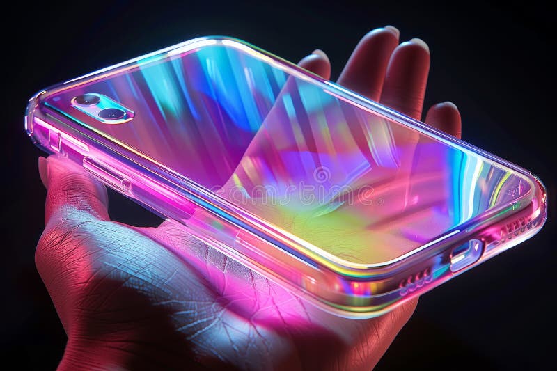 Artificial Intelligence Smartphone with an Interface Translucent Screen ...