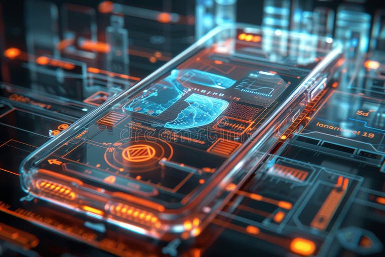 Artificial Intelligence Smartphone with an Interface Translucent Screen ...
