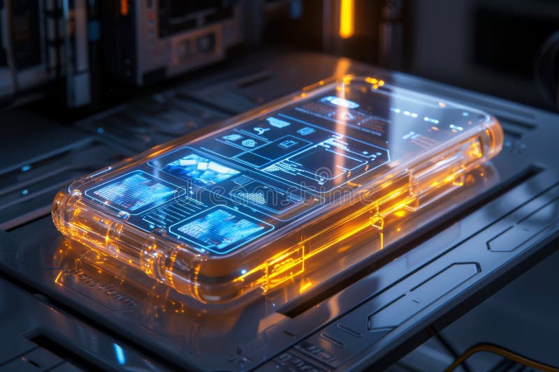 Artificial Intelligence Smartphone with an Interface Translucent Screen ...