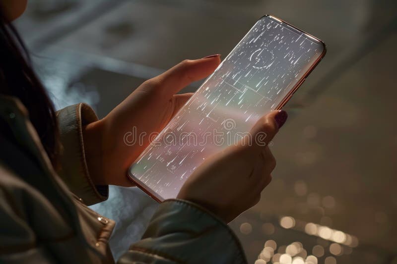 Artificial Intelligence Smartphone with an Interface Translucent Screen ...