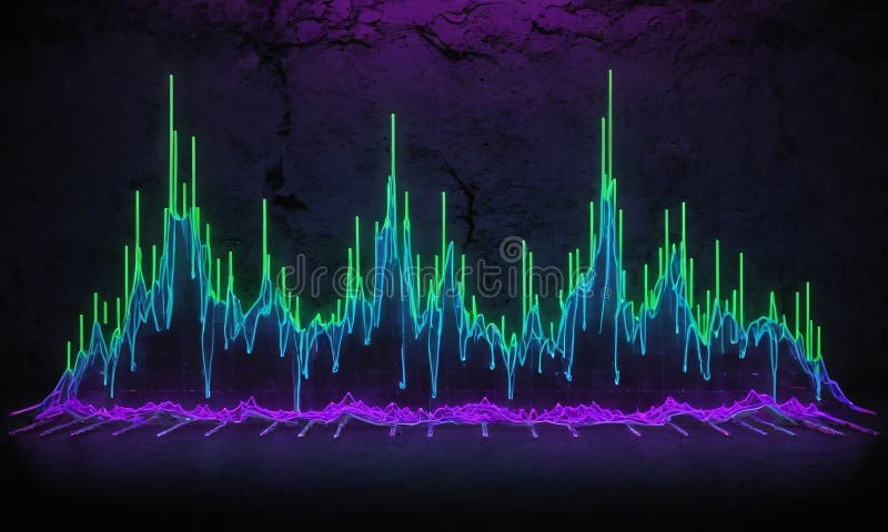 Artificial Intelligence. Sound Wave Images. Stock Photo - Image of ...