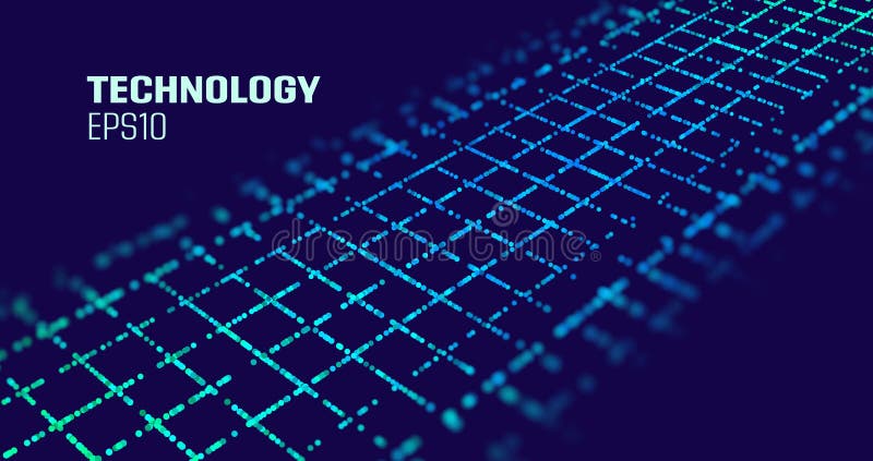 Artificial Intelligence Tech Background. Neural Network System Technology. Digital Neuron AI ...