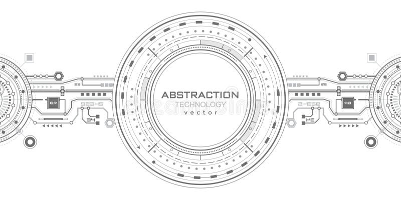 Artificial Intelligence. Technical Drawing. Engineering Industry. New ...