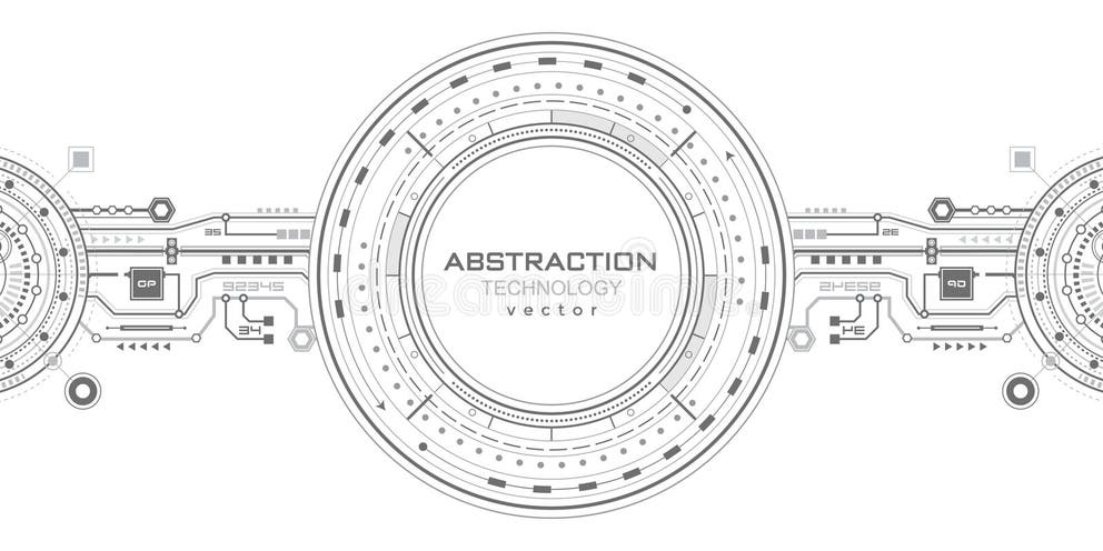 Artificial Intelligence. Technical Drawing. Engineering Industry. New ...