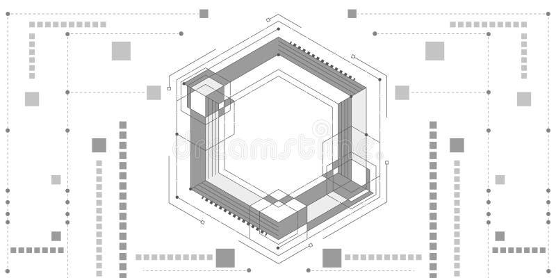 Artificial Intelligence. Technical Drawing. Engineering Industry. New ...