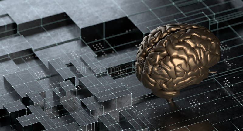 Artificial Intelligence Technology, Autonomous Stock Illustration ...