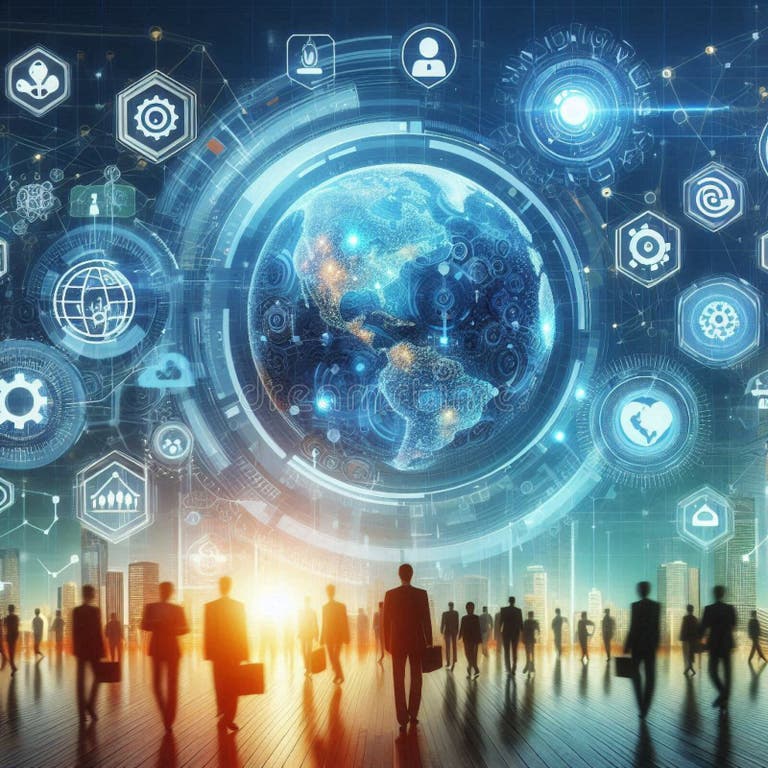 Artificial Intelligence Technology Big Data.globalization and Analytics ...