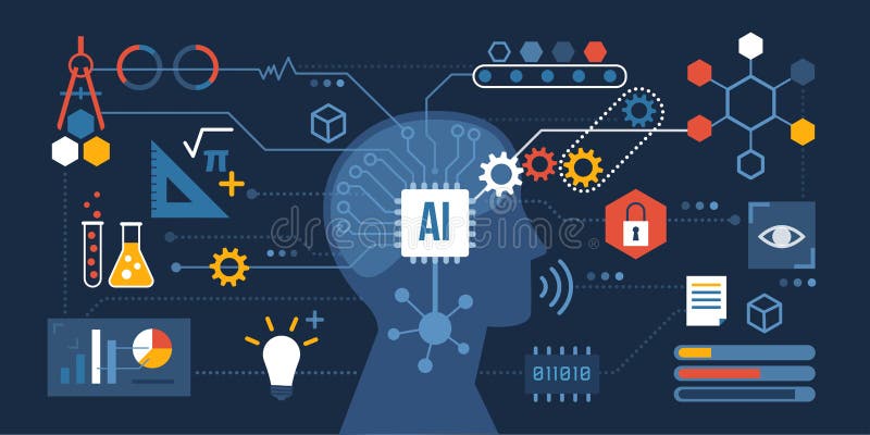 Artificial Intelligence Technology Development Stock Vector ...