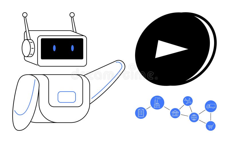 Artificial Intelligence Robot Play Stock Illustrations – 5,934 ...