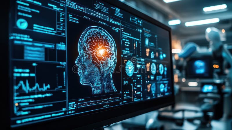 Artificial Intelligence and Technology in the Modern World Stock ...