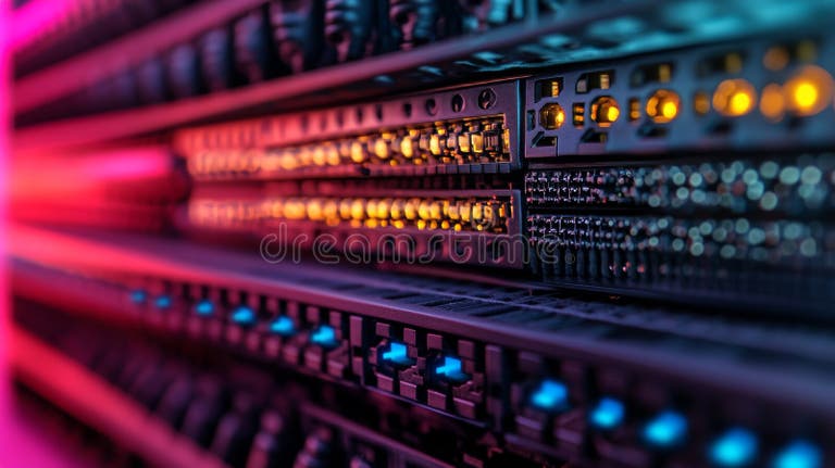 Artificial Intelligence Technology, Neural Network Diagram. Big Data ...