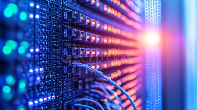 Artificial Intelligence Technology, Neural Network Diagram. Big Data ...