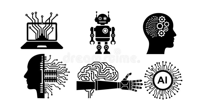 Artificial Intelligence Technology Robot Stock Illustrations – 278,284 Artificial Intelligence ...