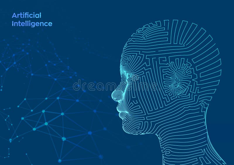 An Artificial Intelligence Technology Solutions Stock Illustration ...