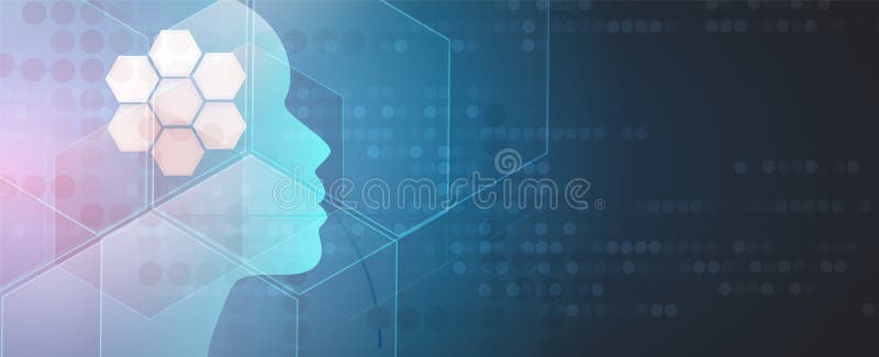 Artificial Intelligence. Technology Web Background Stock Vector ...