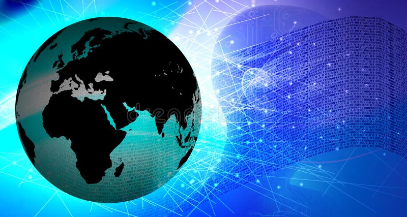 Artificial Intelligence. Technology Network Concept Background ...