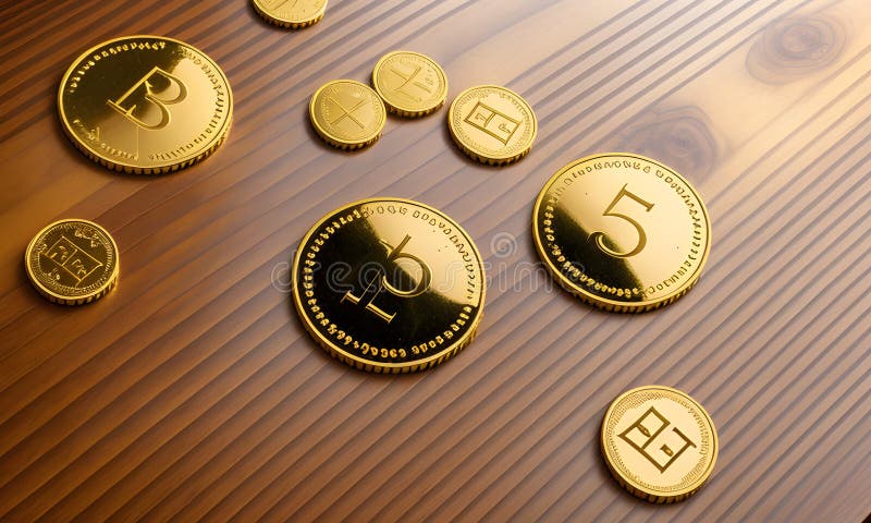 Create Various Types of Gold Coins Using Artificial Intelligence Stock ...