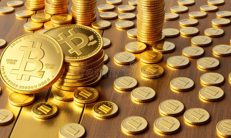 Create Various Types of Gold Coins Using Artificial Intelligence Stock ...