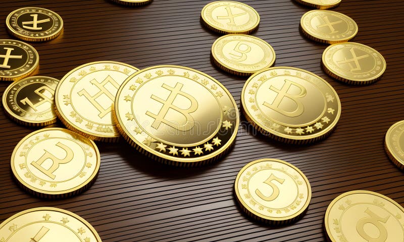 Create Various Types of Gold Coins Using Artificial Intelligence Stock ...