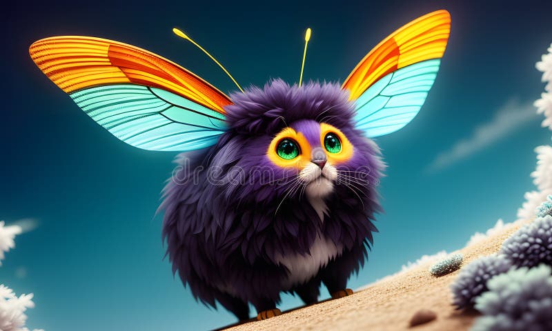 Fantastic Creature a Mixture of Animal and Insect, Created with the ...