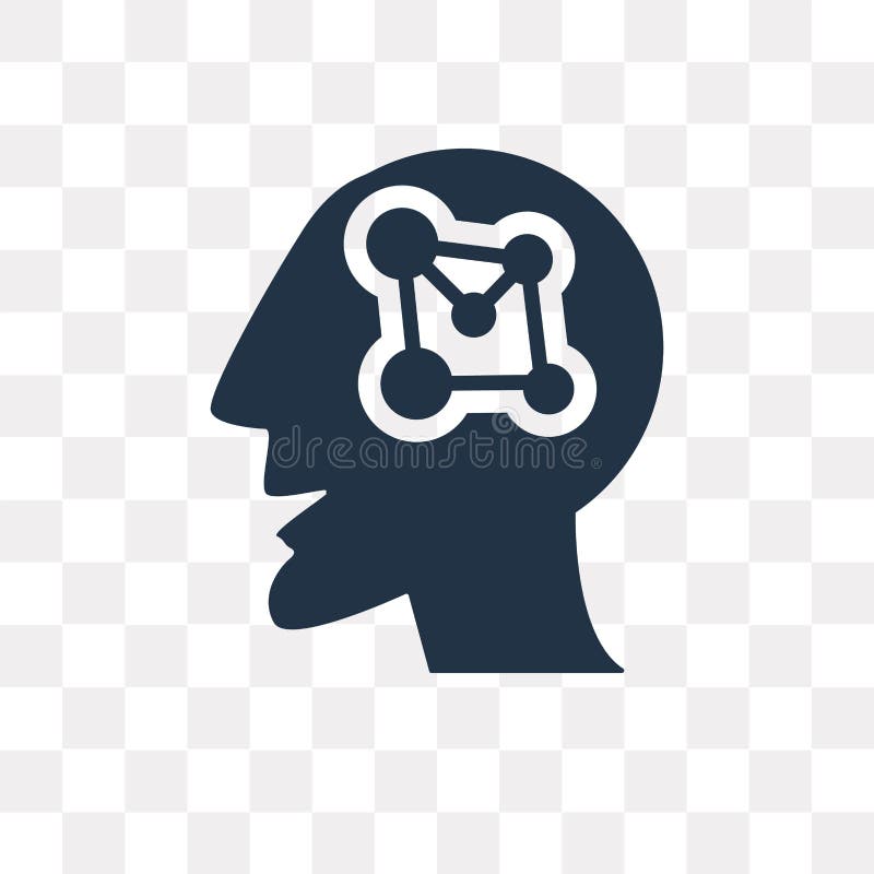 Artificial Intelligence Vector Icon Isolated on Transparent Back Stock ...