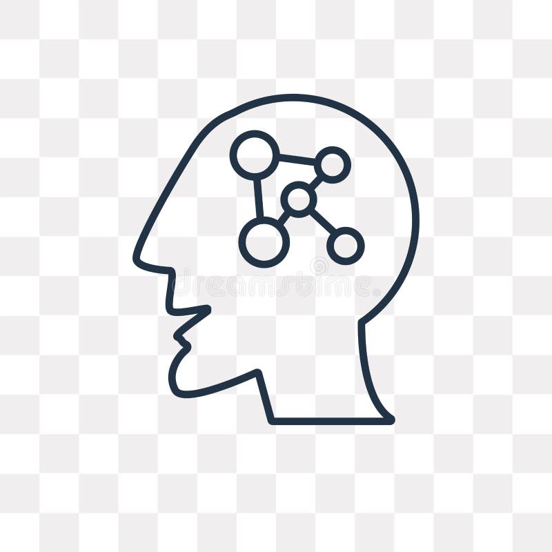 Artificial Intelligence Vector Icon Isolated on Transparent Back Stock ...