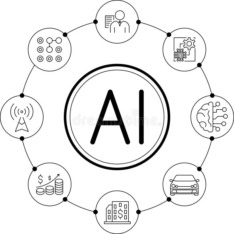 Artificial Intelligence Vector Images Stock Illustrations – 280,619 ...